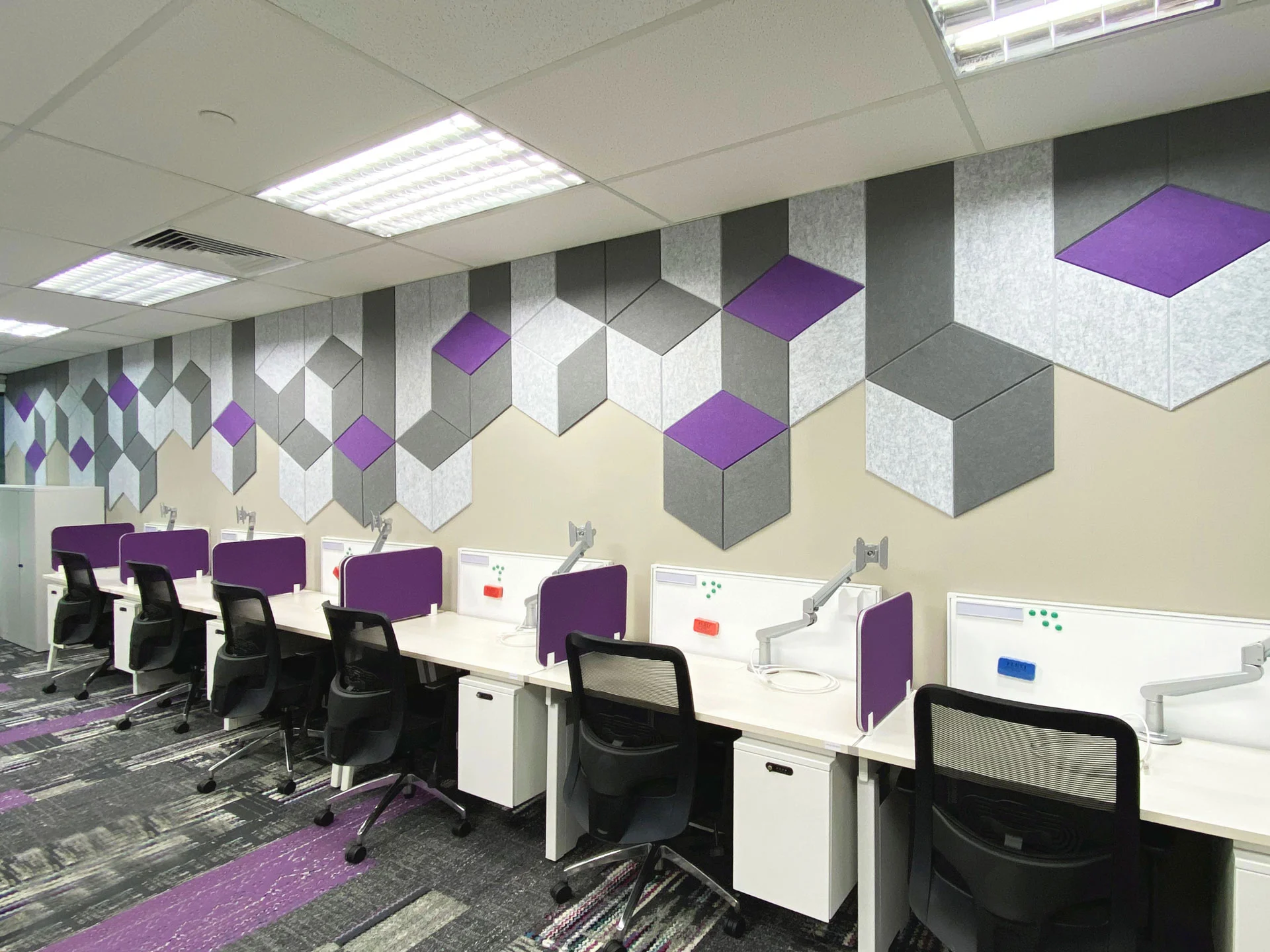 Vertical Noise Control Panels | Acoustic Boards